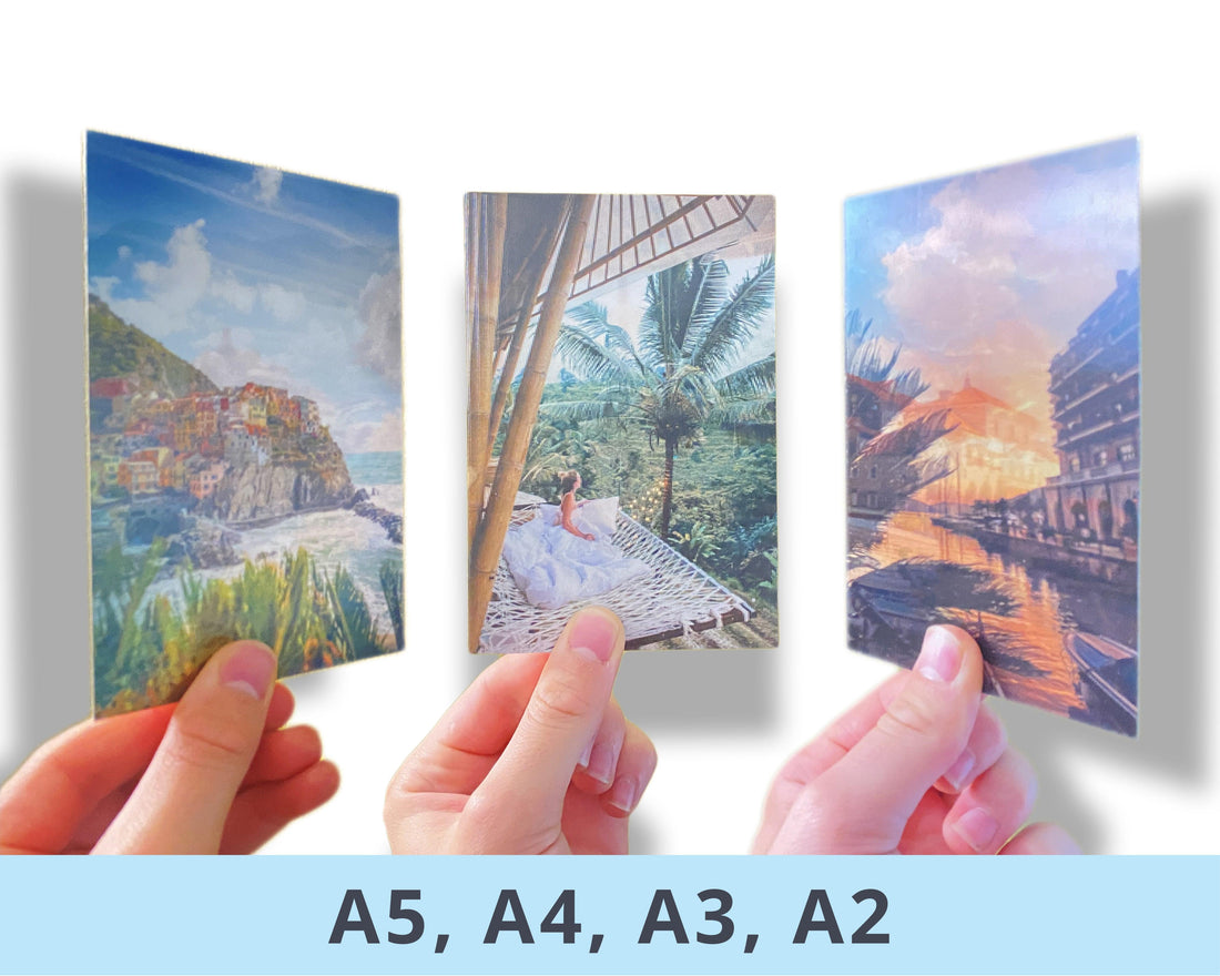 Lenticulaire 2 in 1 poster | Papier A formaten – Custom2in1poster.nl